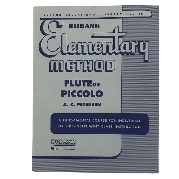 rubank | Other | Rubank Elementary Method Flute Or Piccolo Book | Poshmark
